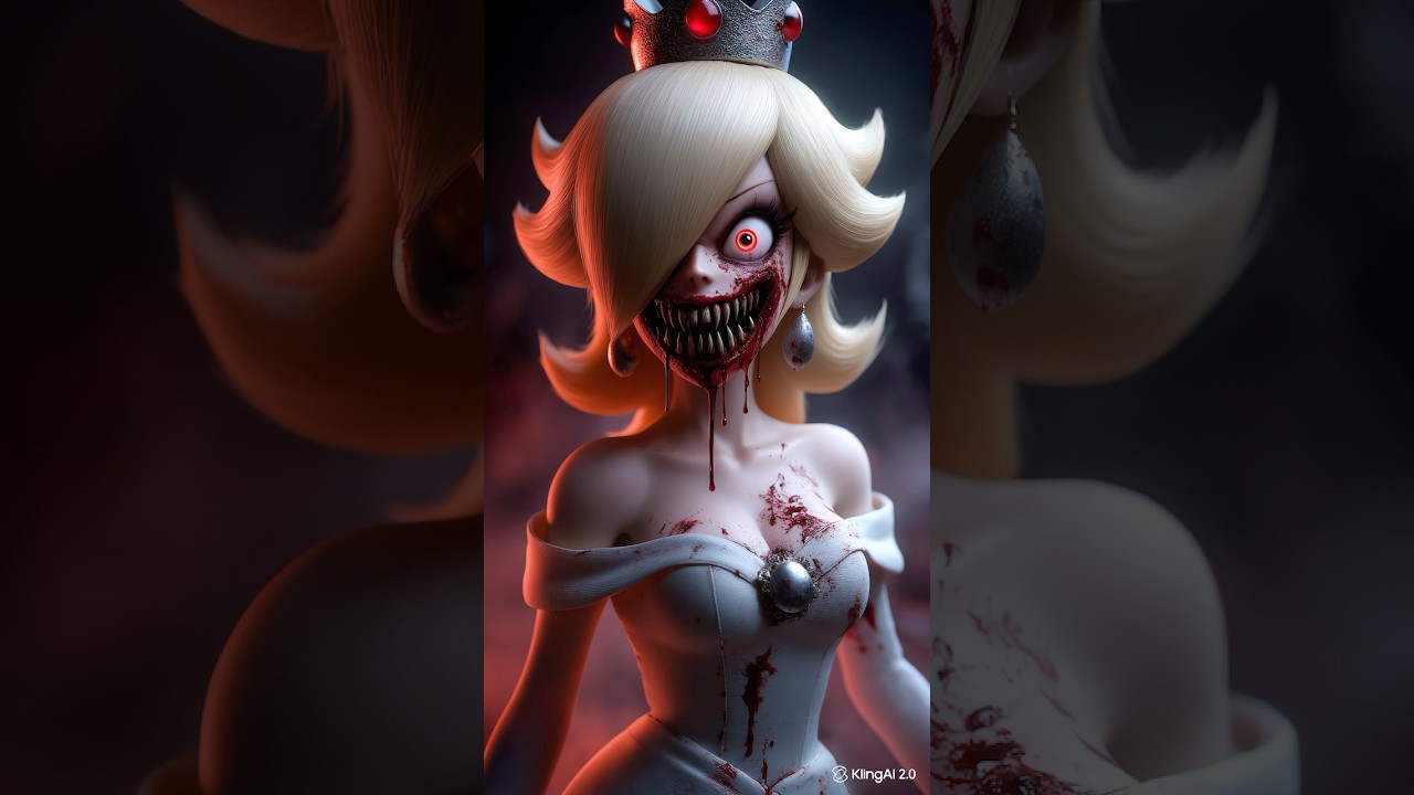 HORROR VERSION OF SUPER MARIO CHARACTER #shorts #aiart