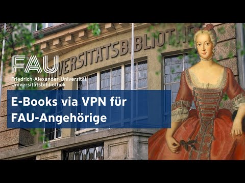 E-Book-Zugriff via VPN für FAU-Angehörige