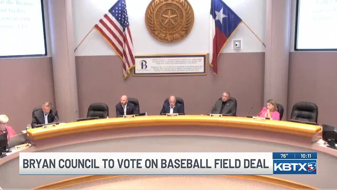 Bryan City Council to vote on new baseball team at Travis Field