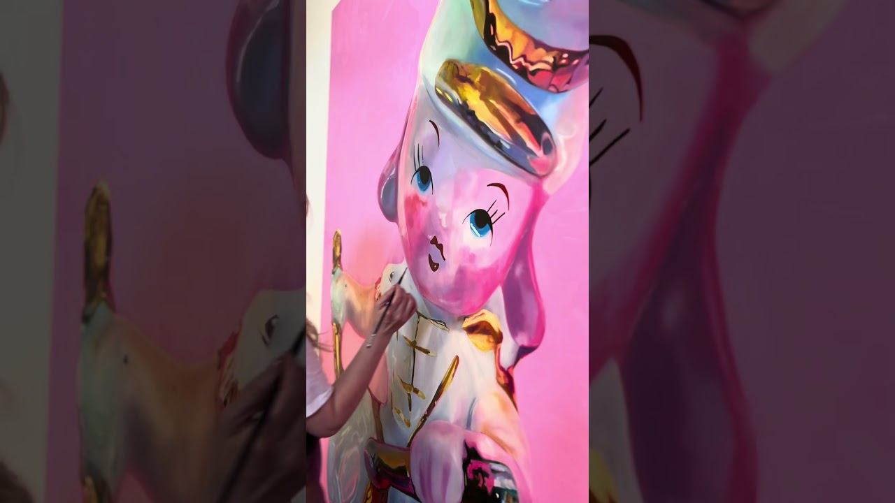 Join my Mini Print of the Month Club - link in bio #myart #fyp #art #artstudio #colorfulhome #pink