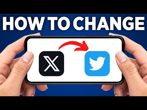 How to Change The X Back To The Bird on Twitter on iPhone | Change Twitter Icon on iPhone