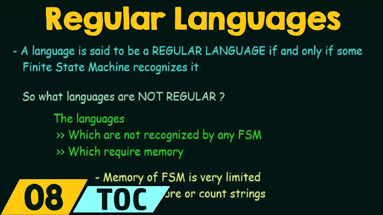 Regular Languages