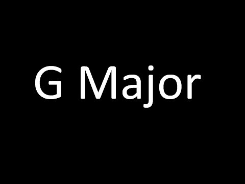 G Major (Notes) - Piano Backing Track | Sad Backing Tracks