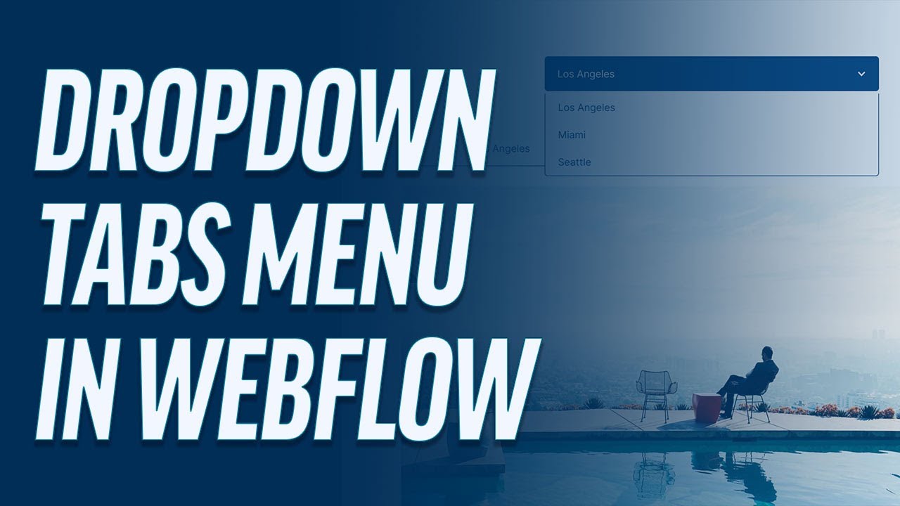 Using A Dropdown Component To Control Tabs In Webflow