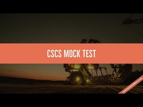 CSCS Mock Test Questions and Answers - CSCS Test