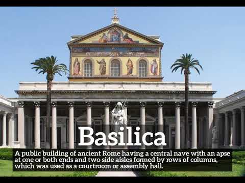 How to Say Basilica in English? | What is Basilica? | How Does Basilica Look?