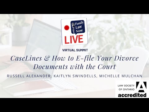 CaseLines & How to E-file Your Divorce Documents with the Court