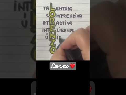 Significado del nombre LORENZO #nombre #significado #lorenzo