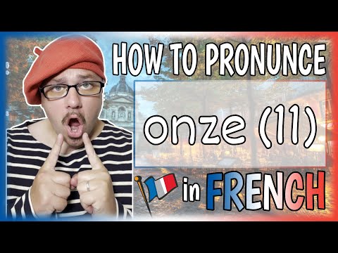 "onze (11)" Natural FRENCH Pronunciation │ How to say "eleven (11)" in French【Word #11 Number #11】