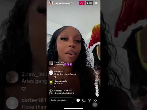 KIANNA JAY INSTAGRAM LIVE (4/10/22)