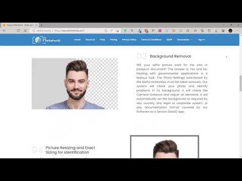 100% automatic US passport photo tool Artificial Intelligence based, meet requirements of government