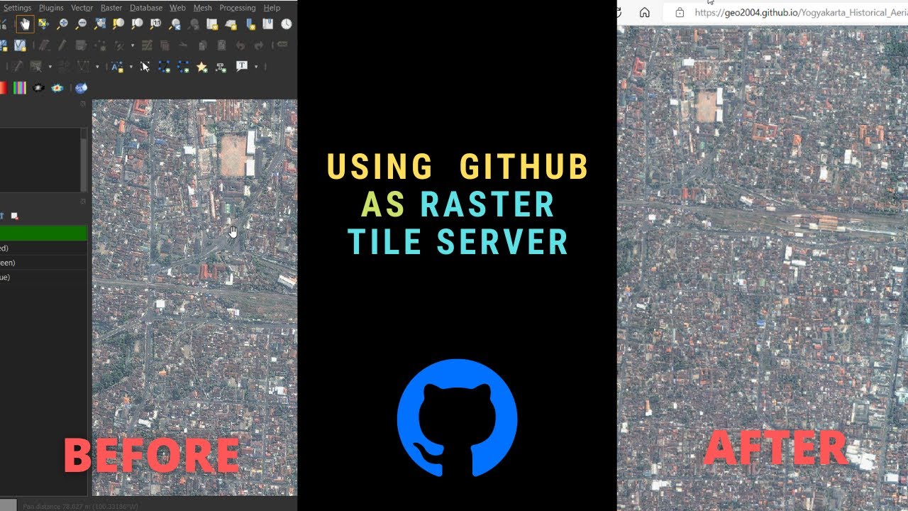 Using Github as Raster Tile Server