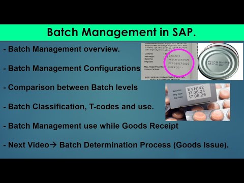 22.01) Batch Management #sapmm #sapmaterialmanagement #sapmmtraining