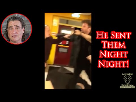 Restaurant Patron Turns Two Drunk Idiots Lights Out
