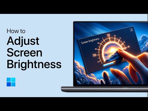 Windows 11 - How To Adjust Screen Brightness