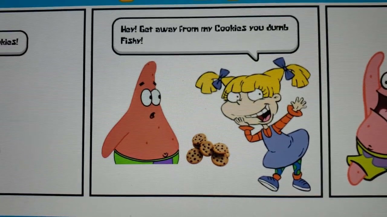 Patrick Star Tries To Eat Cookies From Angelica Pickles (Nickelodeon Comic Studio)