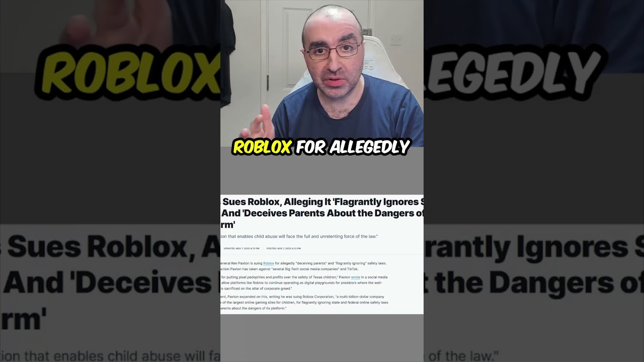 Roblox Being Sued By State Of Texas - Shorts