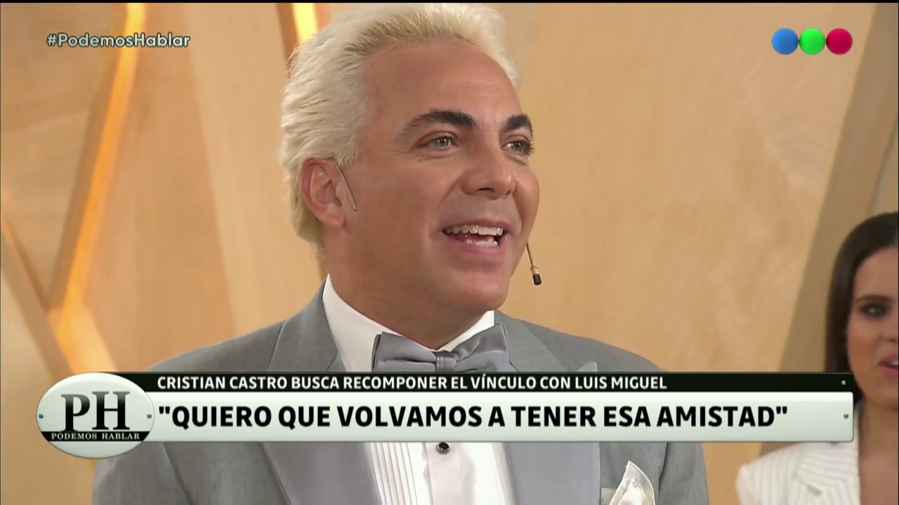 The reason Cristian Castro and Luis Miguel argued - Podemos Hablar 2019