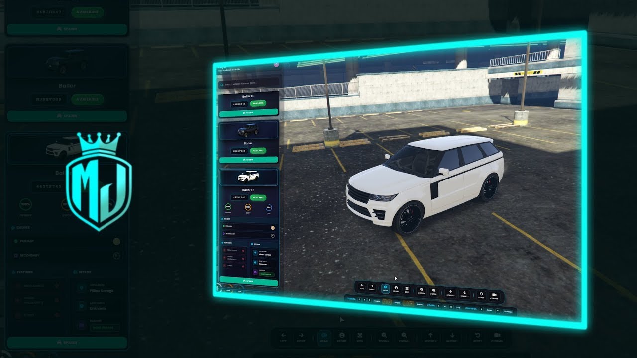[FREE] 🚗 Garage Pro System | Ultimate FiveM Garage Experience | QBCore & ESX | MJ DEVELOPMENT
