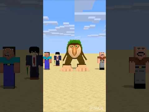 HELP Herobrine To Power Up And Split Bedrock Without Breaking #friendship #shorts #trending #anime