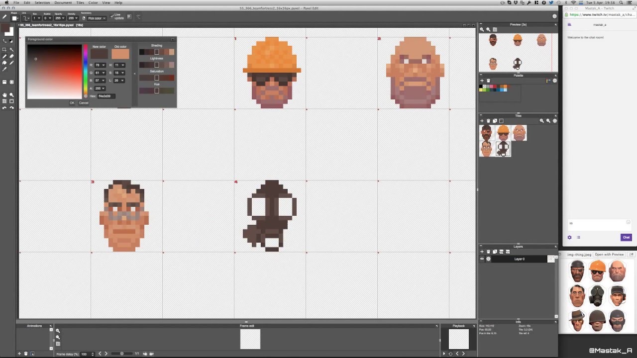 Pixel Challenge 366 - Day 55/366 - Team Fortress 2