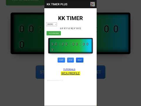 Download The App Now #rubikscube #kktimerplus #speedcuberkian
