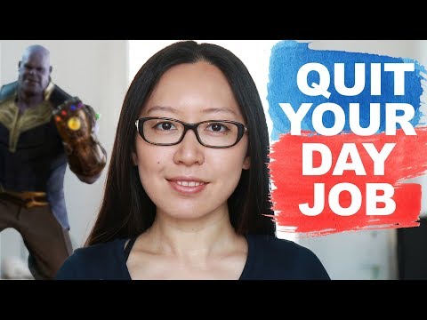 QUIT YOUR DAY JOB FOR ART? (Art Career Advice)