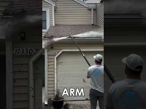 INSANE Gutter washer