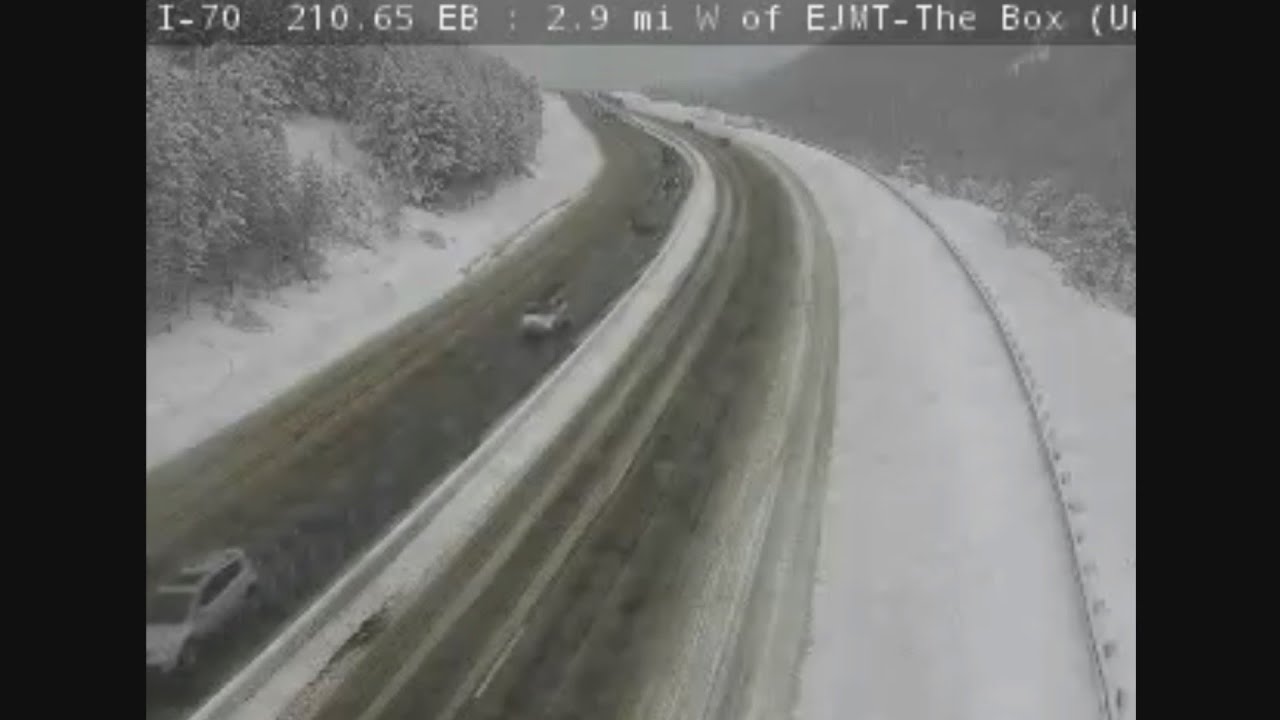 Slippery conditions close eastbound I-70 at Silverthorne