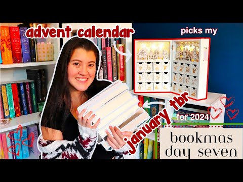 advent calendar picks my january 2024 tbr!๐โญ๏ธ๐ฆ (bookmas day seven)