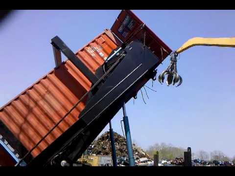 Leiber stuffing award container tilter