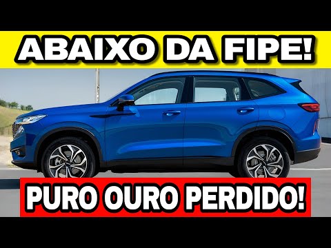 5 CARROS INCRÍVEIS QUE SÃO VENDIDOS ABAIXO DA TABELA FIPE NO BRASIL!