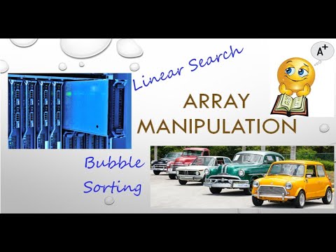 Pseudocode Development - Array Manipulation