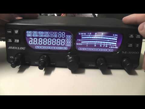 Maxlog M-8900 Compact 10 11 12 Meter Export CB Radio