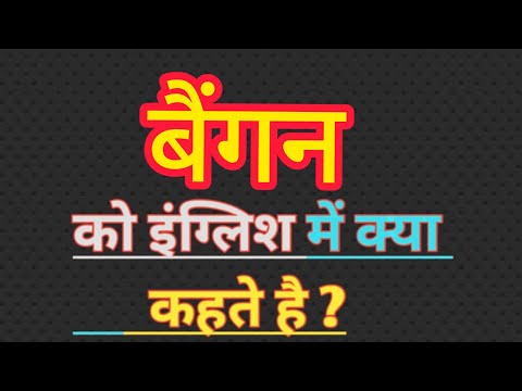 बैंगन का इंग्लिश मतलब || baingan ka english meaning || brinjal meaning in hindi || word meaning