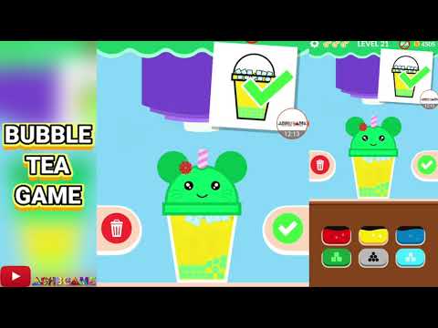 FiRST LOOK.Bubble Tea Game – Toy Blast Game All Levels