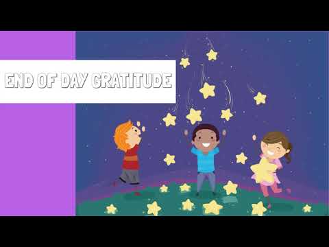 GRATITUDE MEDITATION for Kids | 3 Minute End of Day | Positive Affirmations for Kids |