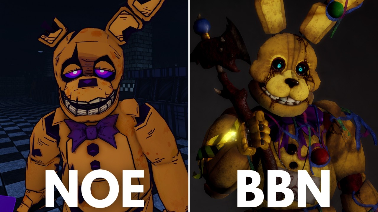 SPRINGBONNIE VS PIT RABBIT COMPARISON | Nights Of Eternity & Bite By Night