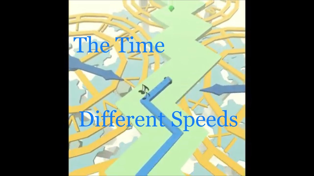 Dancing Line The Time - Different Speeds