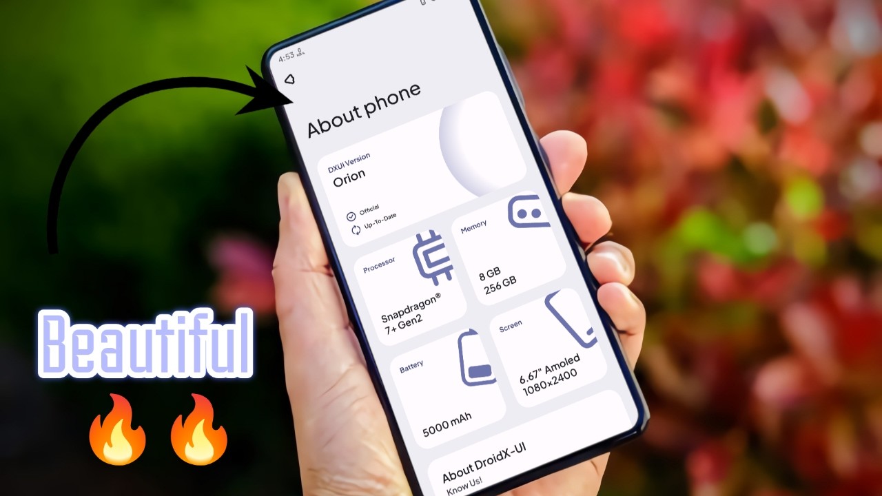 🔥 This ROM is 🔛 FIRE! New Updated UI, Android 16 Seekbar & More ft. DroidX UI