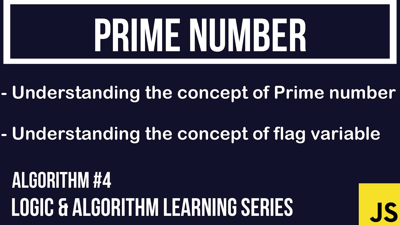 JavaScript Algorithm Tutorial #4 | Prime Number