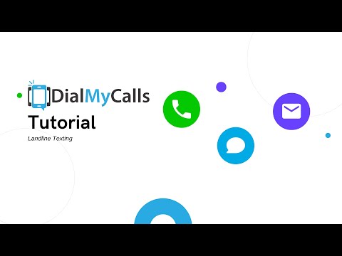 Landline Texting: Text Enabling Your Landline Number | DialMyCalls Tutorial