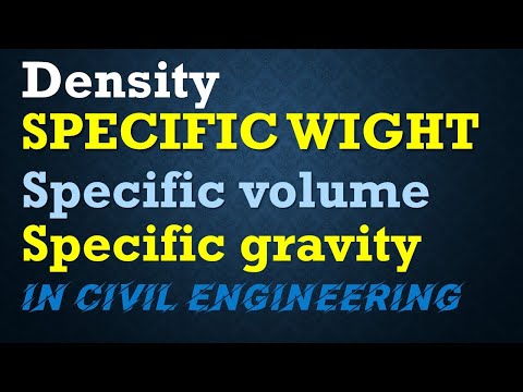 density-specific weight-specific volume-specific gravity in urdu/hindi/english