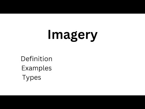 Definition of Imagery with Examples