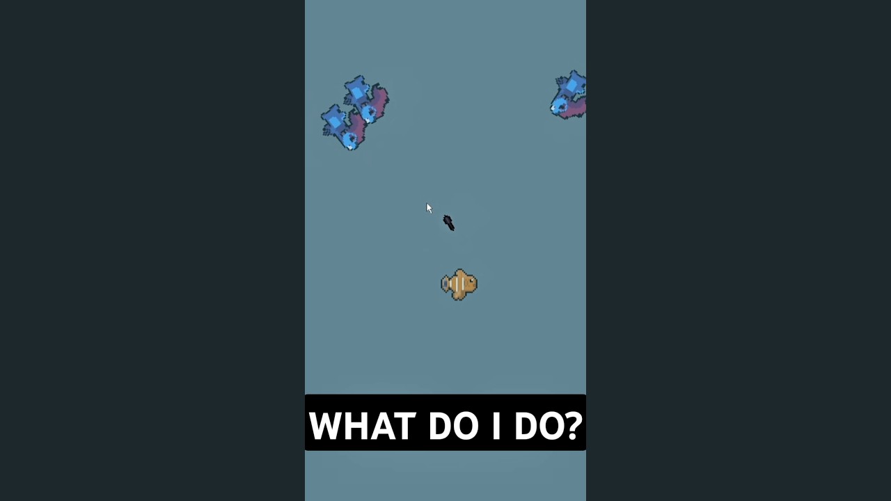 I ADDED A GUN! To My Fish Game! #gamedev #gaming #indiegame #america #funny #viralvideo #viralshorts