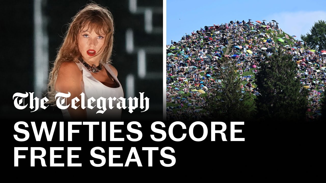Watch: Thousands of Taylor Swift fans get free seats by perching on ...