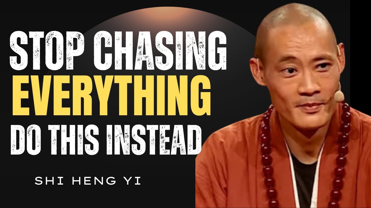 “Stop Chasing Everything — Focus on What Truly Matters Instead” || Shi Heng Yii