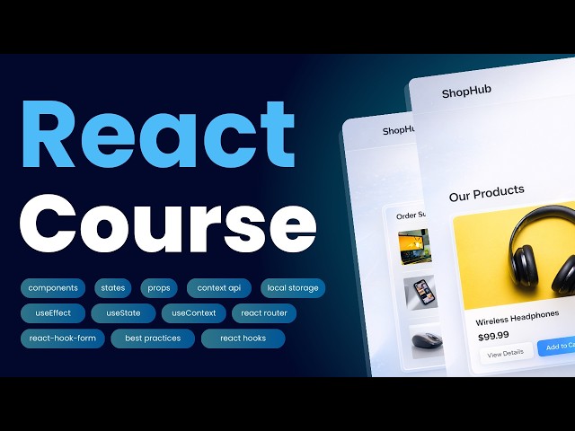 Learn ReactJS by Building and Deploying an E-commerce Website in 2026 ...