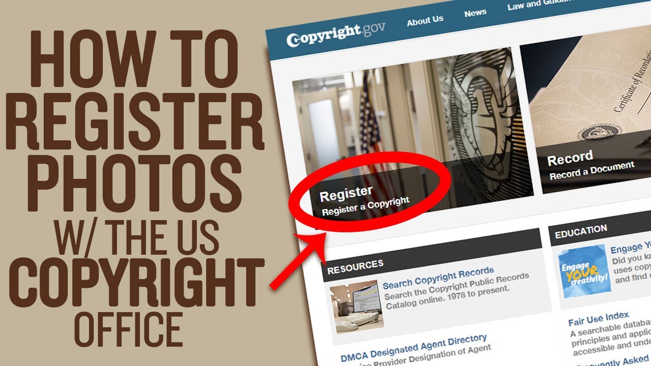 How To Register Photographs with the U.S. Copyright Office