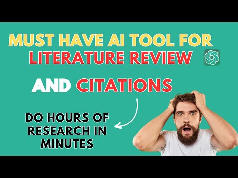 Do hours of Research Literature review in minutes using this New AI tool: Auto Citations, References